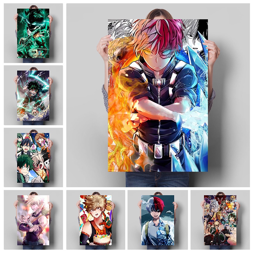 My Hero Academia Decoration Mural Japanese Anime Poster Canvas Painting ...