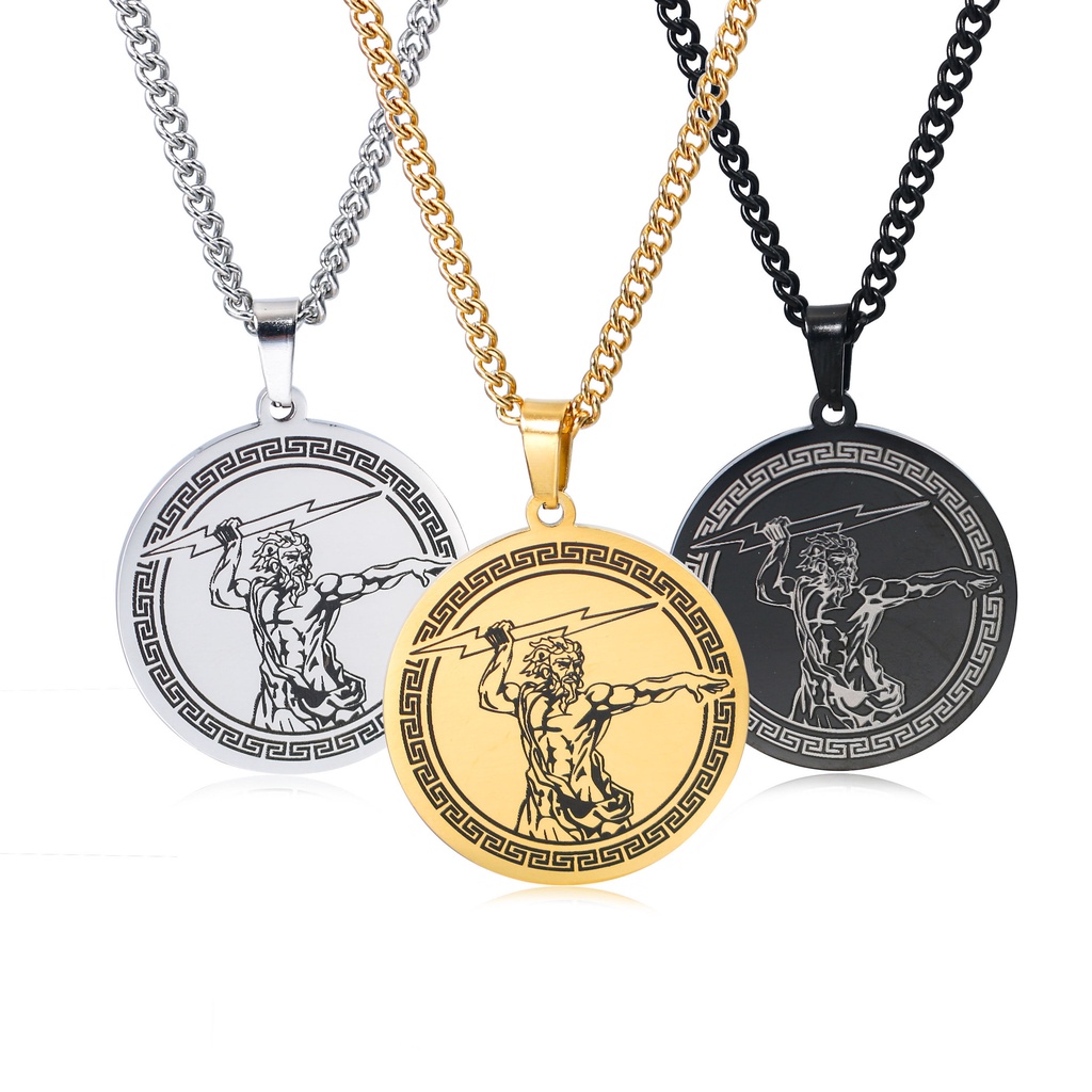 Men and Women Retro Ancient Greek Mythology Olympian King of the Gods ...