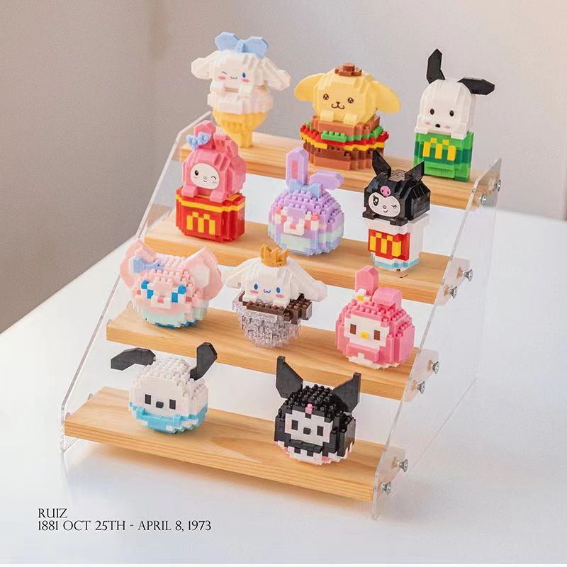Moc Disney Series Micro Blocks Building Bricks Assembled Dolls ...