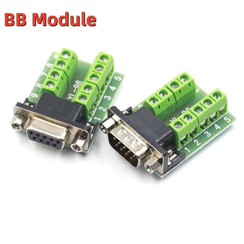 DB9 Male Female Adapter Signals Terminal Module RS232 Serial To ...