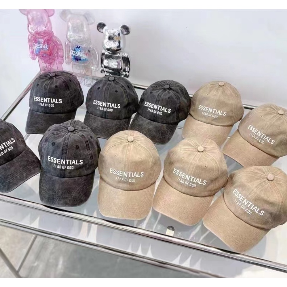 FOG double line ESSENTIALS high street baseball cap for men and women ...