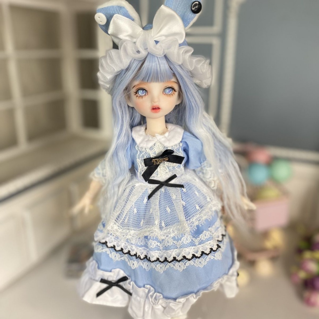 30cm bjd doll full set Barbie doll 6-point joint doll 3D real Eye Girl ...