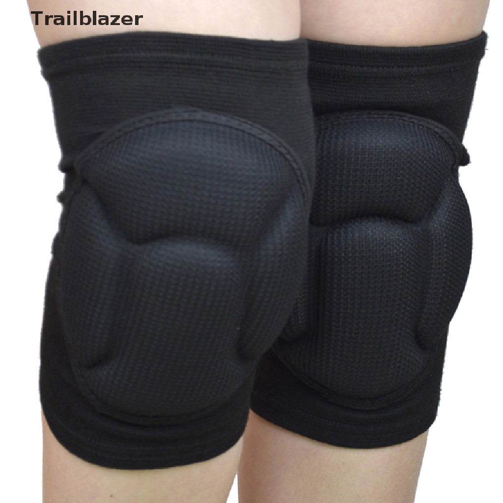 Tbph 2pcs Set Sports Kneepad Men Elastic Knee Pads Support Fitness Gear