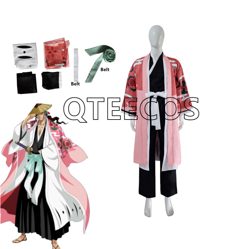 Anime Bleach Kyoraku Shunsui Cosplay Costume Kimono Unisex Adult ...