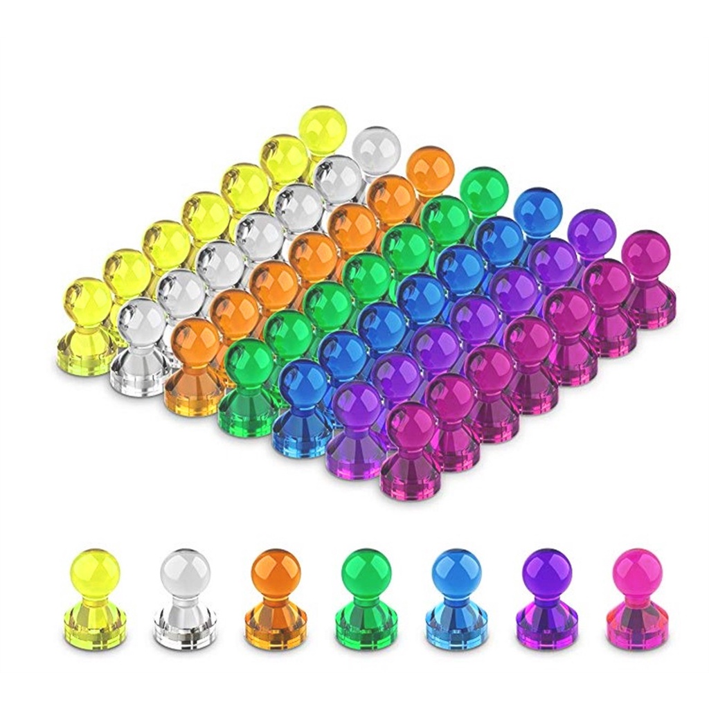 7/14/24/28/50/56/100Pcs Colorful Fridge Magnet Assorted Color Strong ...
