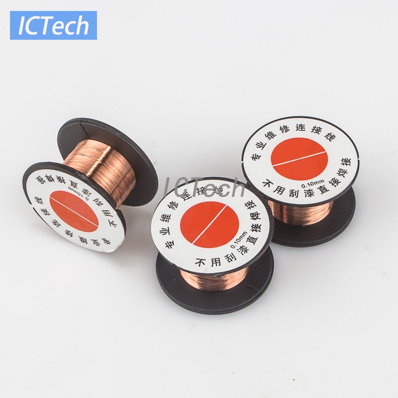 0.1mm Copper Soldering Wire PCB Link Jumper Wire Repair Wire for Mobile ...