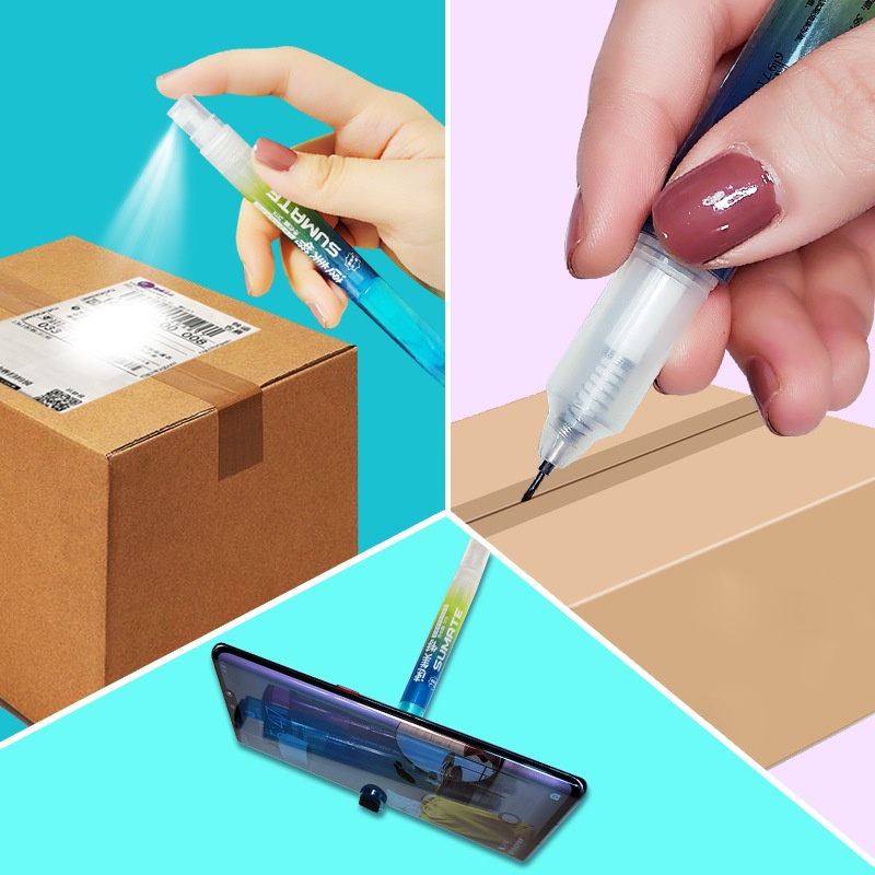 Express Logistics Information Privacy Smear Spray Type Correction Fluid ...
