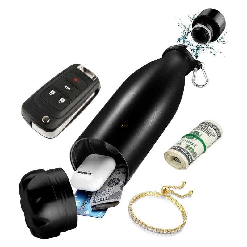 YU Diversion Water Bottle Secret Hidden Security Container Stash Safe ...