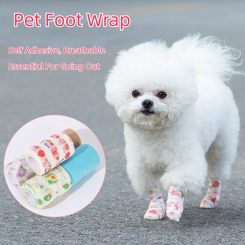 Disposable Dog Foot Covers Small Dog Pet Shoes Teddy Non Dropping Self ...