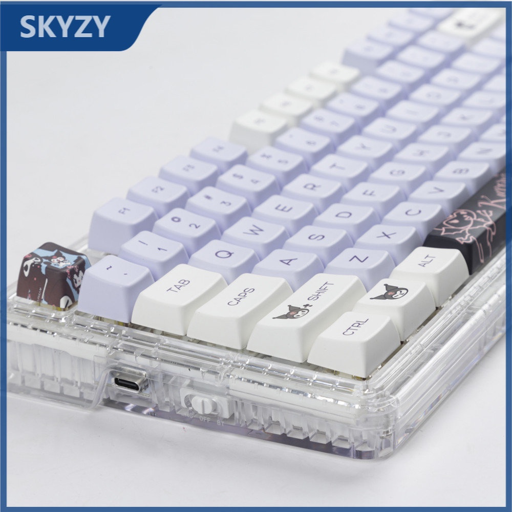 Kuromi Keycaps MDA Profile My Melody Anime PBT Dye Sub Mechanical ...