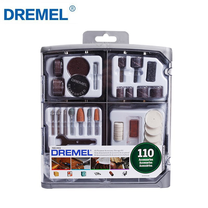 Dremel 110 Pcs 709-RW2 Engraving Electric Rotary Tool Accessories Set Head Grinder Kit Multi ...