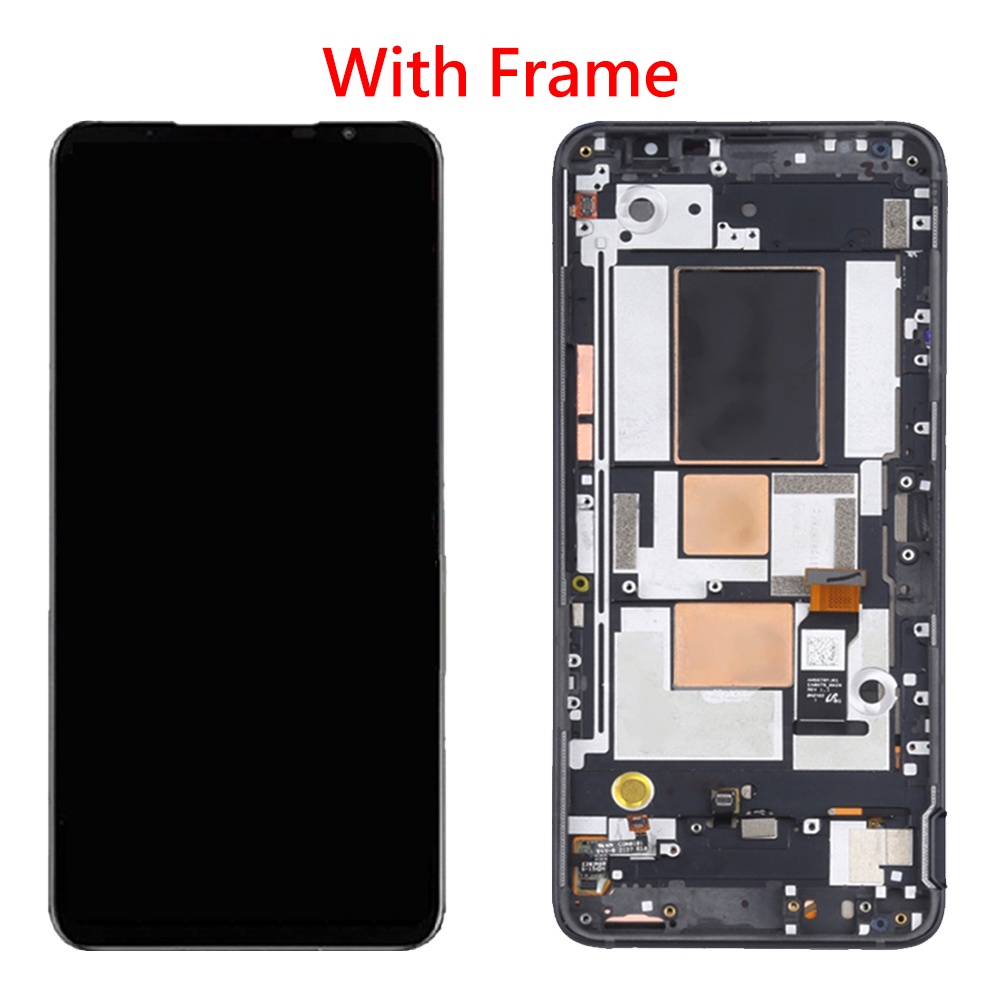 Amoled For Asus ROG 5 ZS673KS LCD Touch Screen Frame Digitizer Asus ROG ...