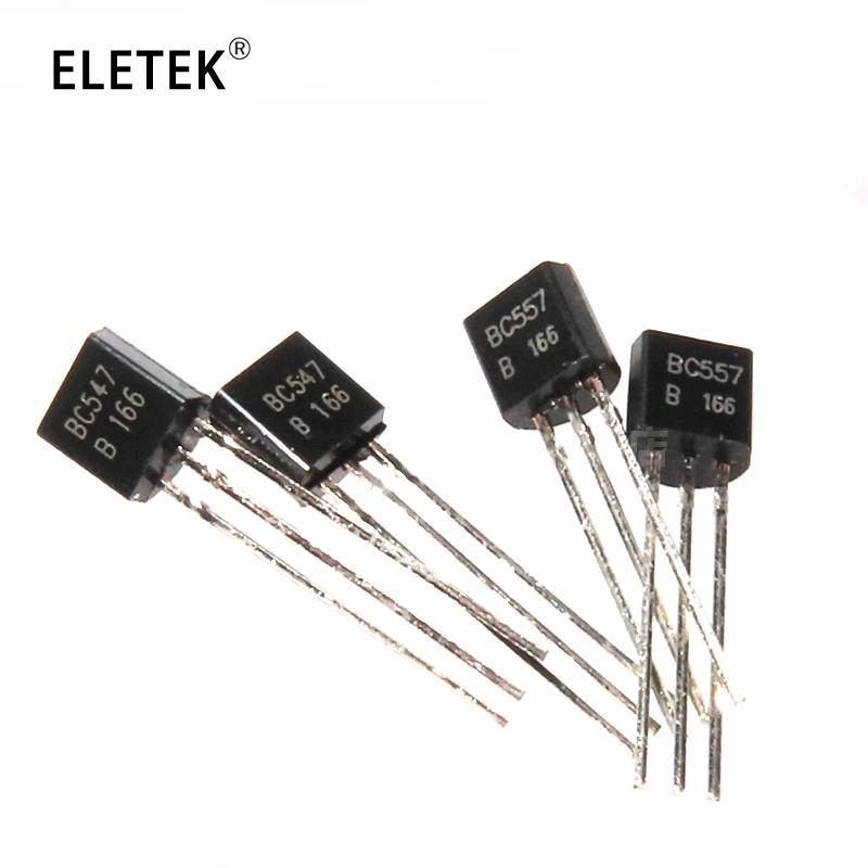 50Pcs BC547 BC557 BC547B BC557B NPN PNP TO-92 Power Triode Transistor ...