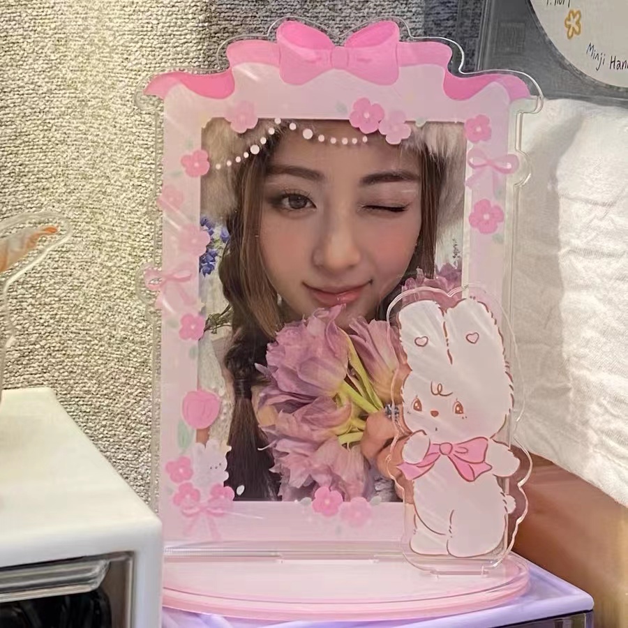 3inch Jenny Rabbit Acrylic Card Holder Photo Frame Photocard Standing ...