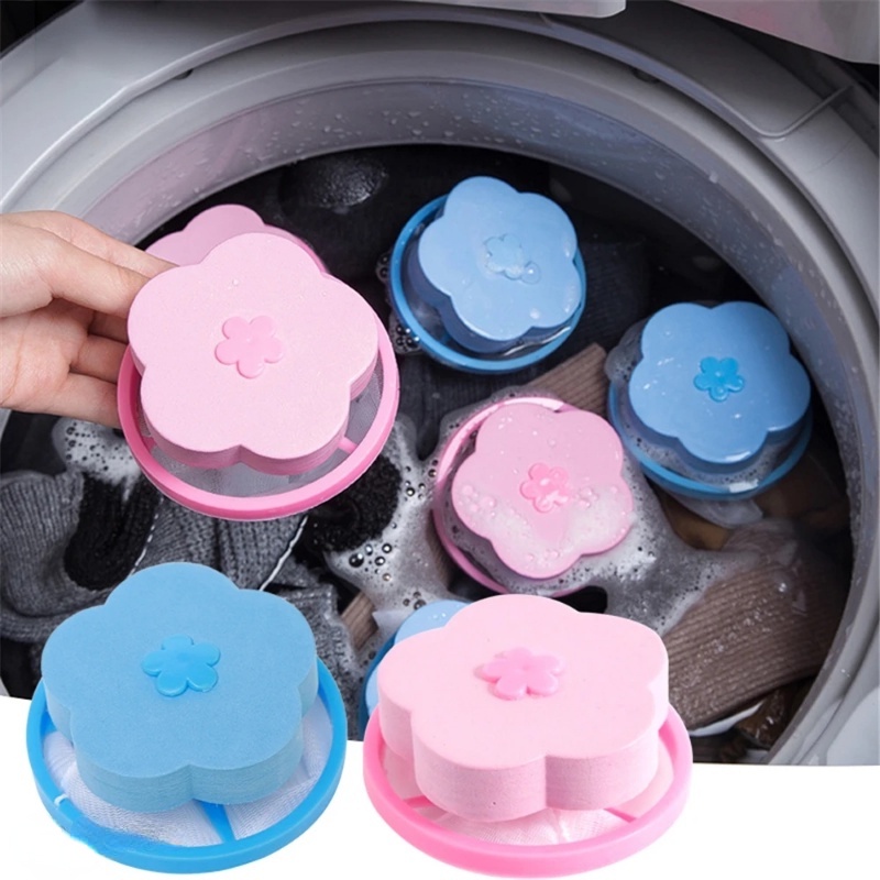 Reusable Washing Machine Floating Lint Mesh Trap Bag/Hair Removal ...