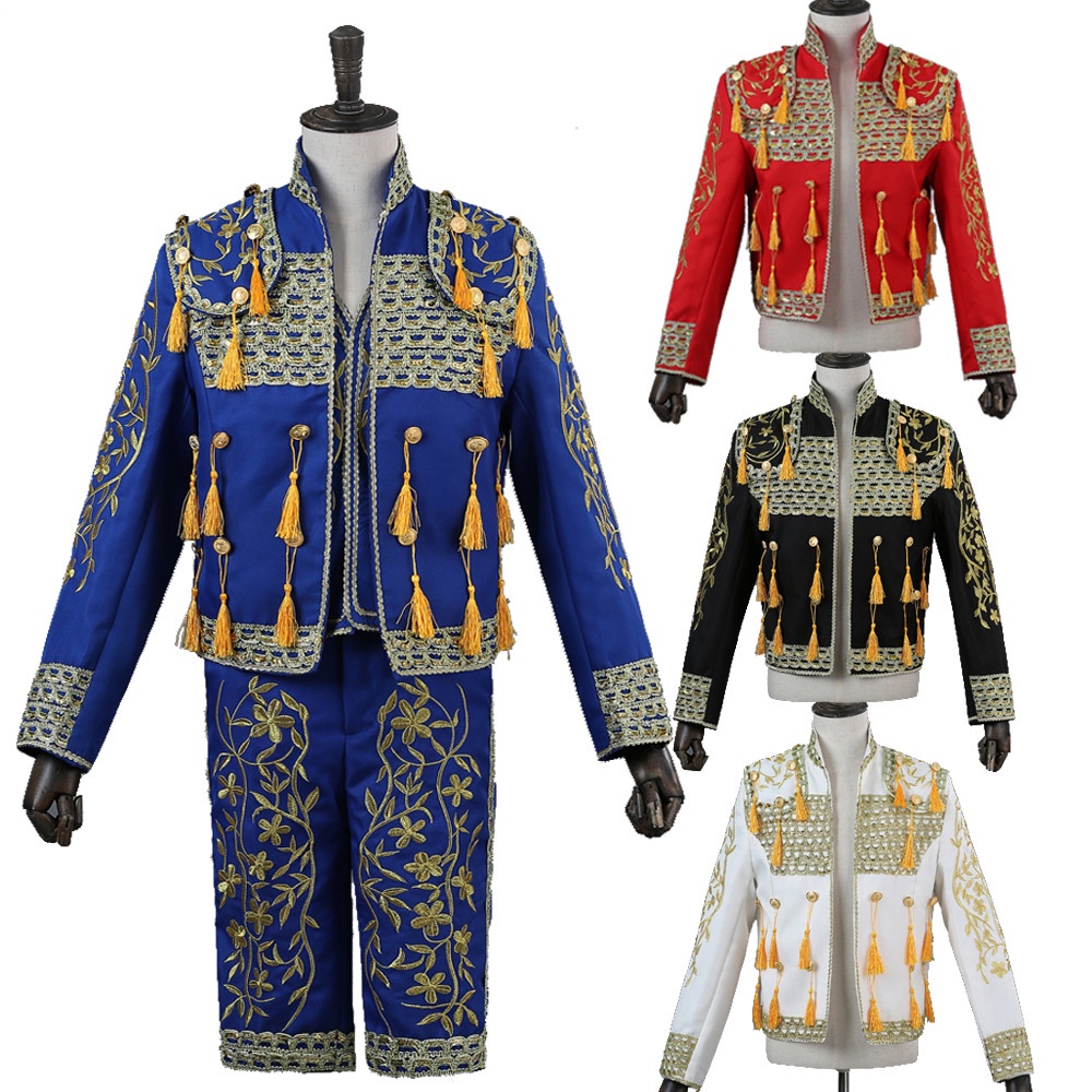 Men's Spanish matador costume stage European palace performance costume ...