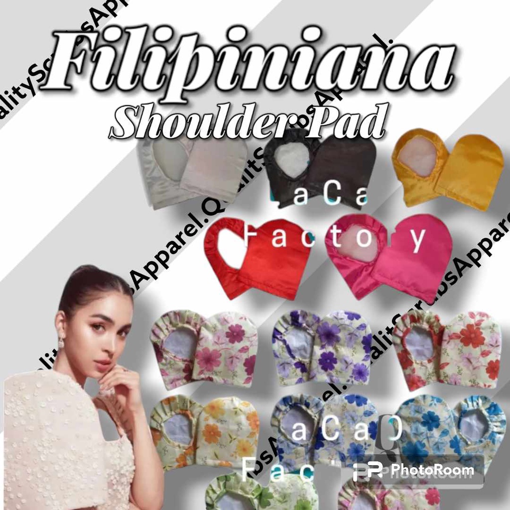 QSA'S FILIPINIANA SILKY COLORED SHOULDER PAD/ COSTUME/ LINGGO NG WIKA ...