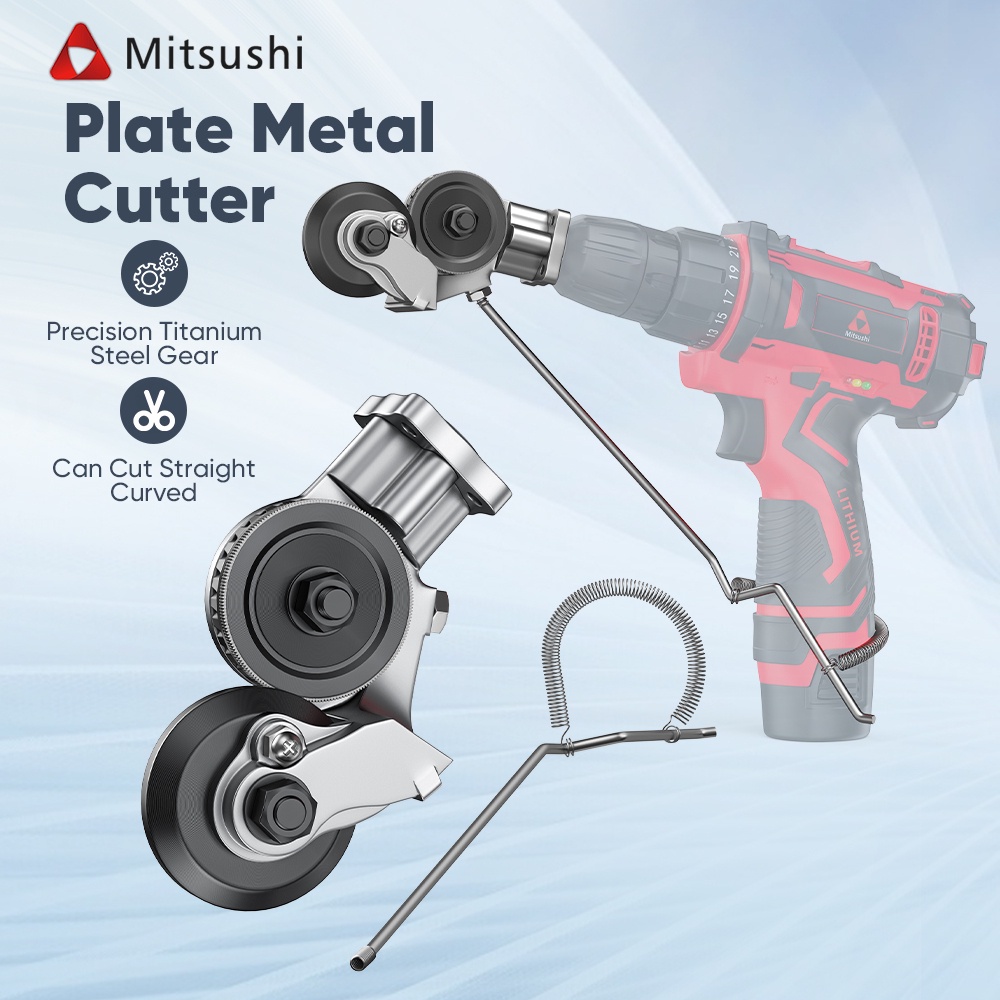 Mitsushi Metal Plate Auxiliary Cutter Electric Drill Metal Plate Cutter ...