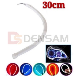 Car Motorcycle 30CM DRL Flexible LED Light Eyeline Waterproof 12V ...
