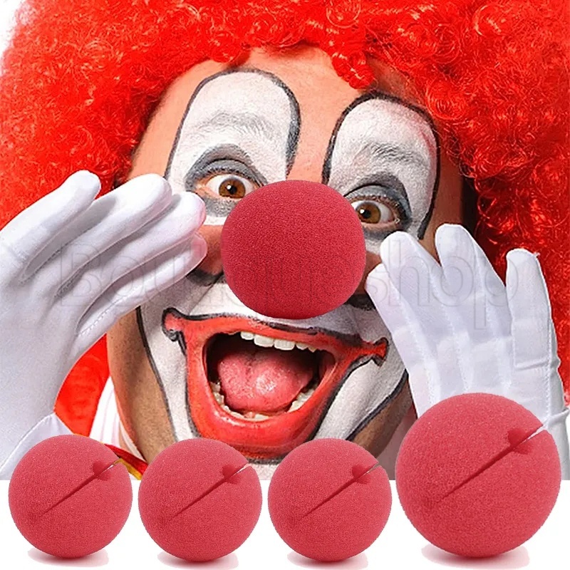 Carnival Party Cosplay Ornament / Circus Clown Sponge Ball Nose ...