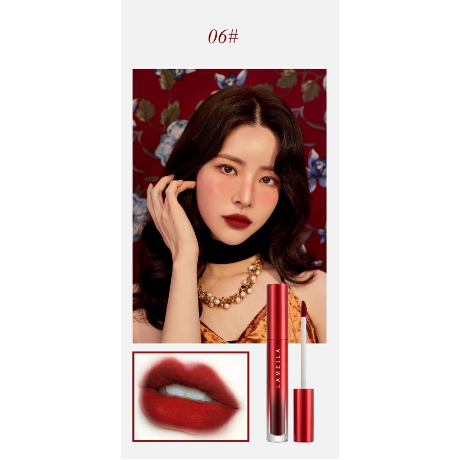 Lameila Luquid Lip glaze ,Velvet Lip Tint/Gloss/Glaze Beauty Cosmetic ...