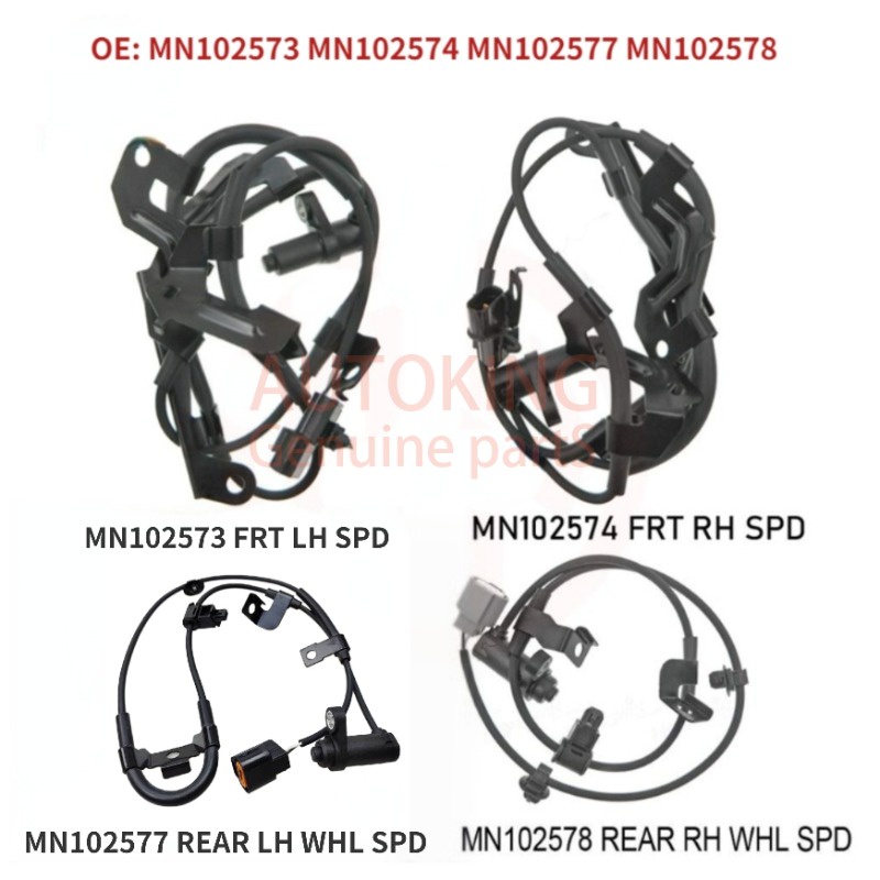 ABS Front Rear Sensor for Mitsubishi Pajero Montero Sport II 2008-2016 ...