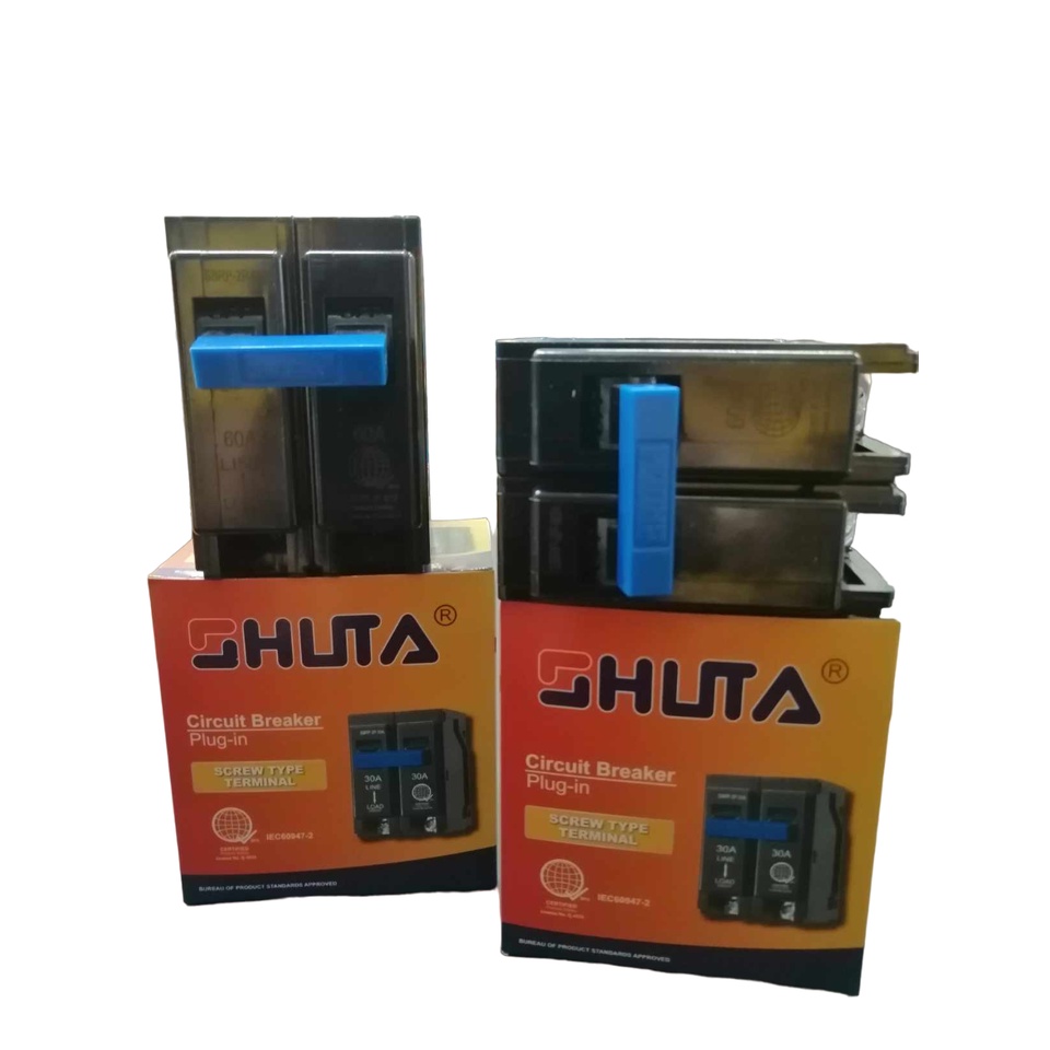 SBRP-2P Plug-in Circuit Breaker ( 2POLE -220V ) SHUTA | Shopee Philippines