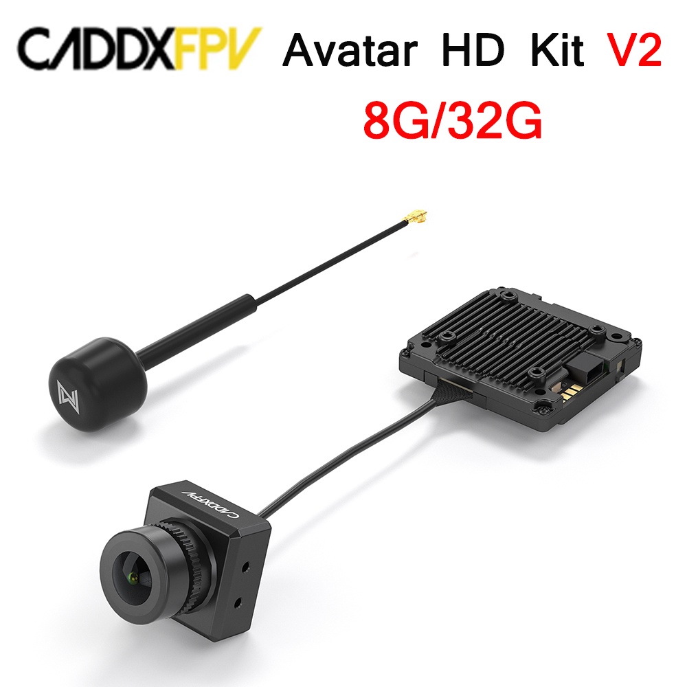 Walksnail Avatar HD Kit V2 1080P HD 160° FOV Camera 8G (Without ...