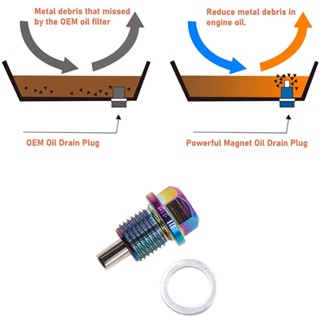 Durable Magnetic Oil Drain Plug Gearbox Oil Drain Sump Nut Gearbox Pan ...