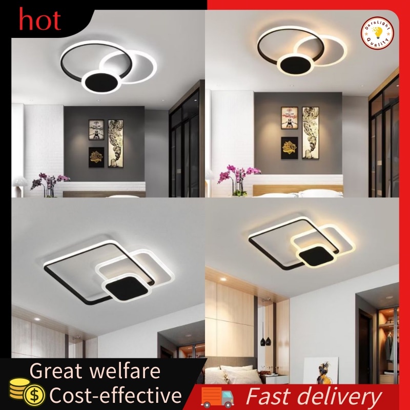 Nordic Led Elegant Chandelier Ceiling Light for Living Room Bedroom ...