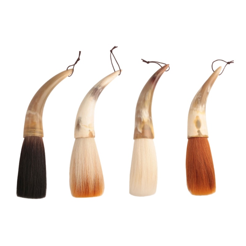 love* Curved Ox Horns Chinese Calligraphy Brush Writing Brush Bear Hair ...