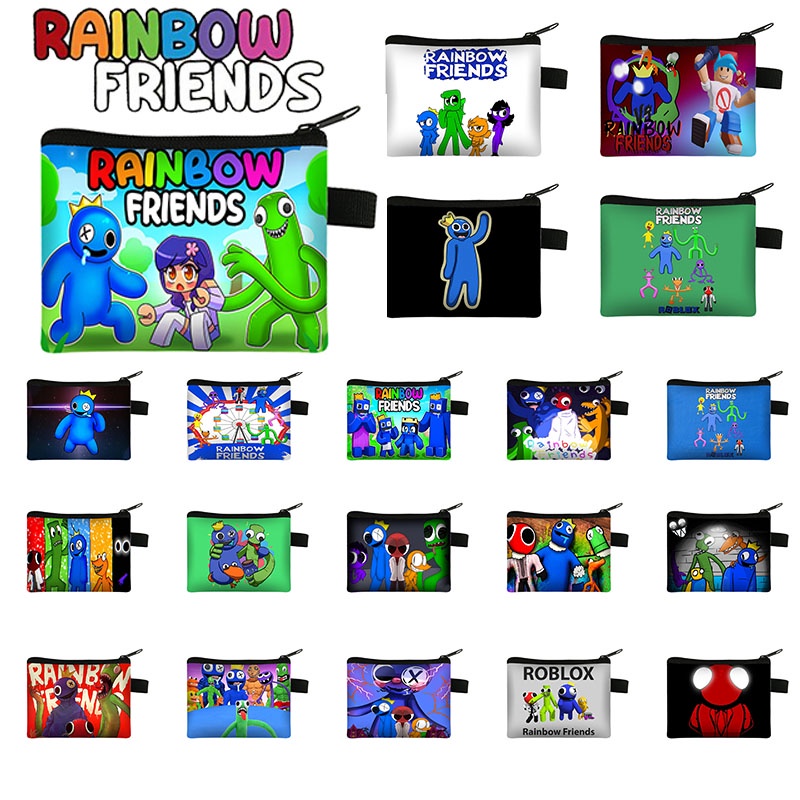 Rainbow friends cartoon coin purse roblox portable children's card bag ...