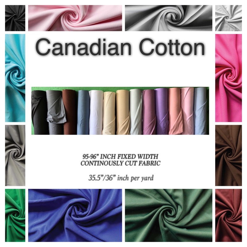PREMIUM CANADIAN COTTON per yard DIY/RAW fabric cloth BEDSHEET PRINTED 96” width | Shopee ...