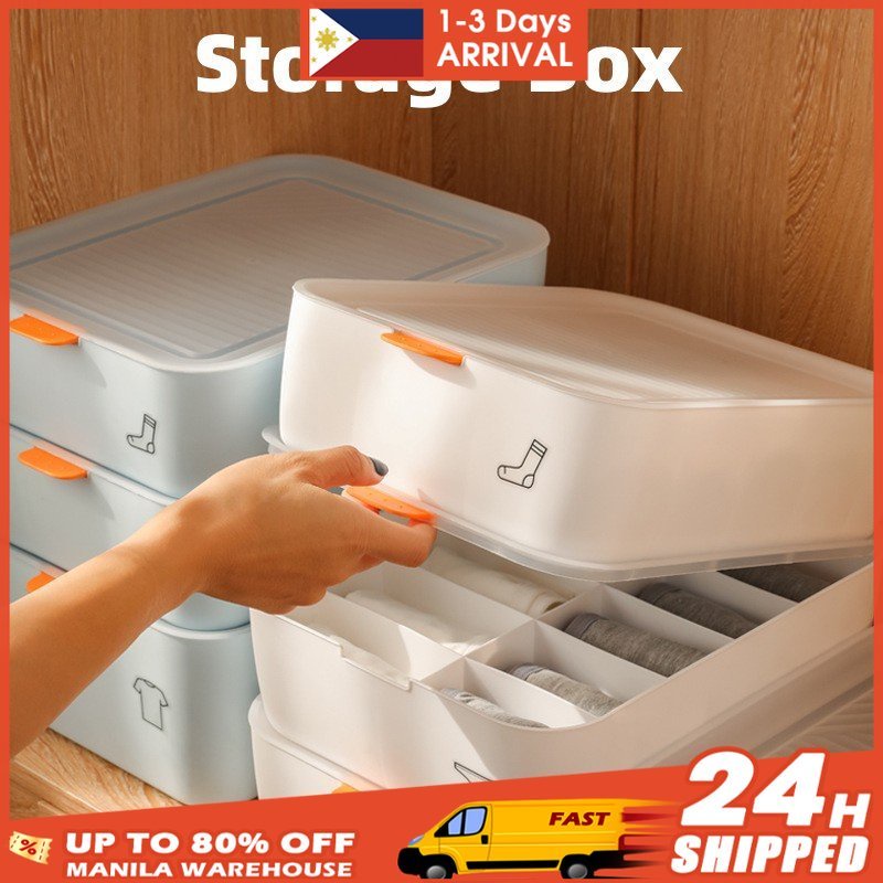 Underwear Storage Box Drawer Three In One Sock Organizer Dormitory ...