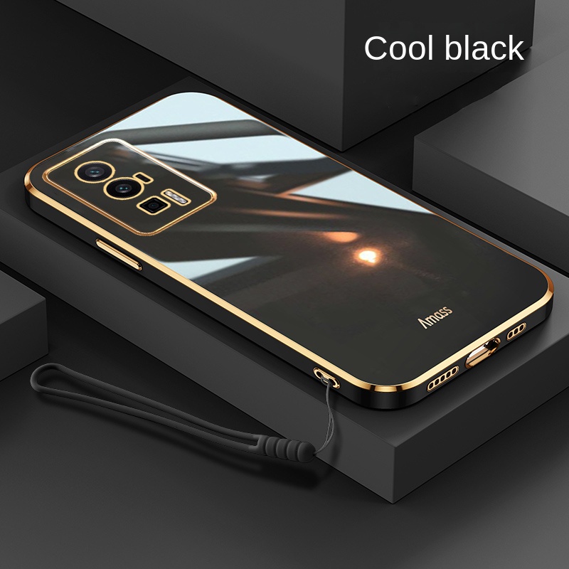 Xiaomi Poco F5 Pro F5pro X5 Pro 5g Luxury Square Edges Plating Back Tpu