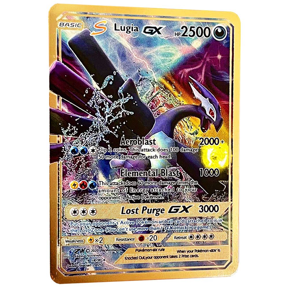 2600HP Shadow Lugia GX Pokemon card metal English Vstar limited edition ...