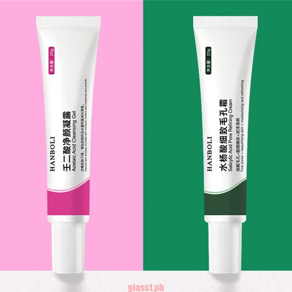 2Pcs HANBOLI Azelaic Acid Gel Blackhead Acne Treatment Cream Removal ...