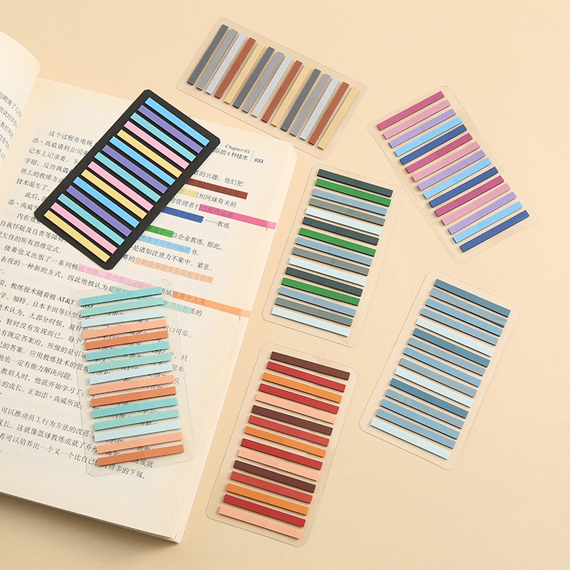 Ultra-fine Sticky Notes Student Reading Key Mark Retro Transparent ...