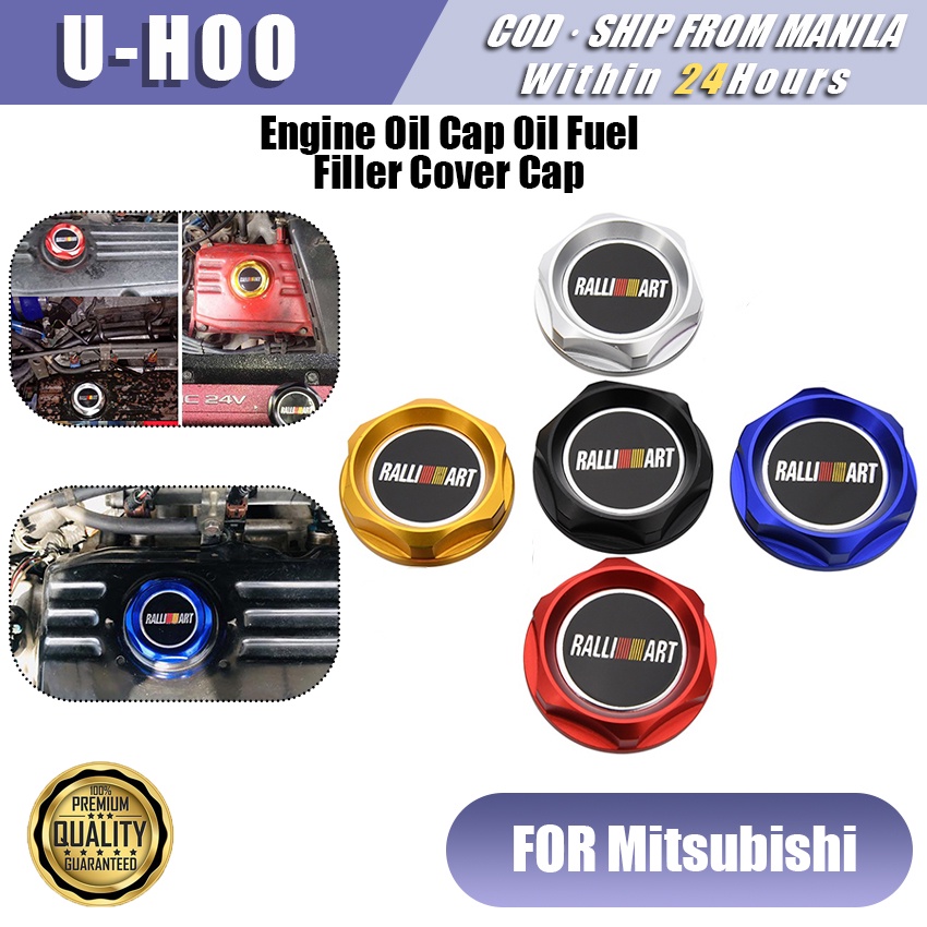 Aluminium Ralliart Racing Engine Oil Cap for All Mitsubishi Car ...