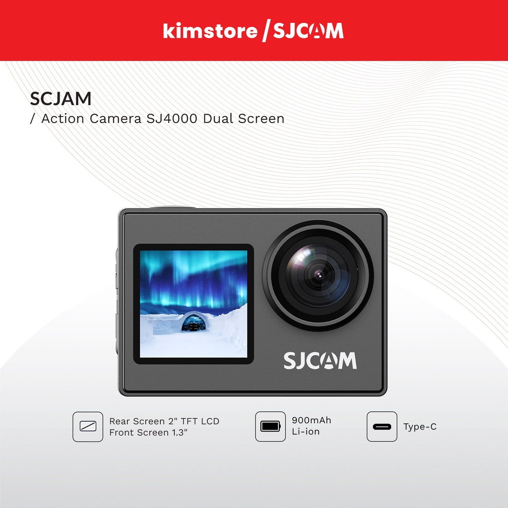 SJCAM Action Camera SJ4000 Dual Screen | Shopee Philippines