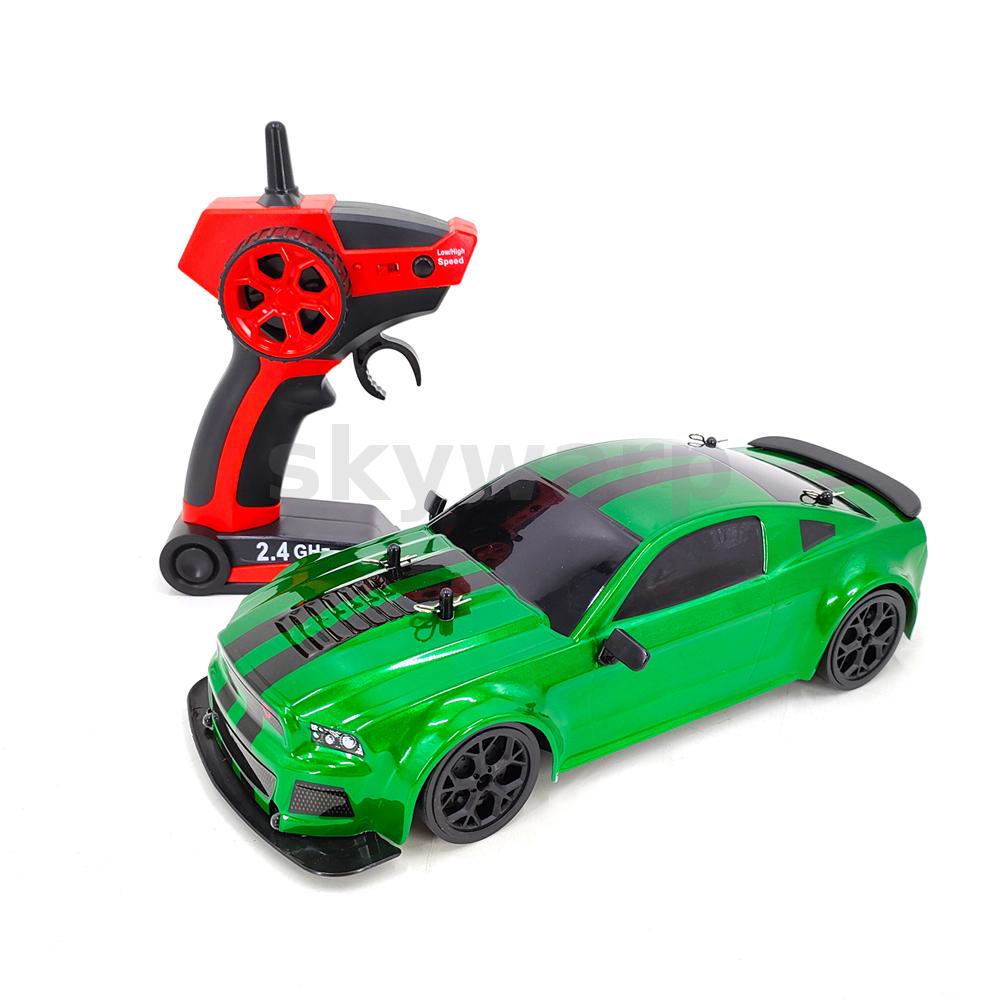 RC Mustang Toy Car, 1:14 Mustang 8006 Remote Control Car - Green ...