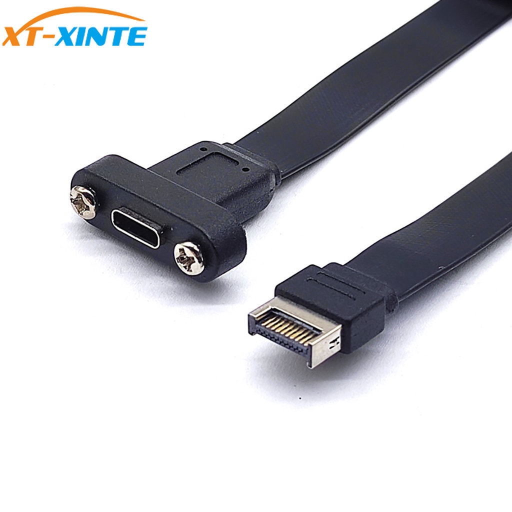 XT-XINTE USB 3.1 Front Panel Header Type E Male to Type C Female ...