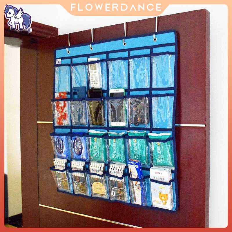 30 Clear Pockets Classroom Pocket Chart For Teacher Cell Phones Holder ...