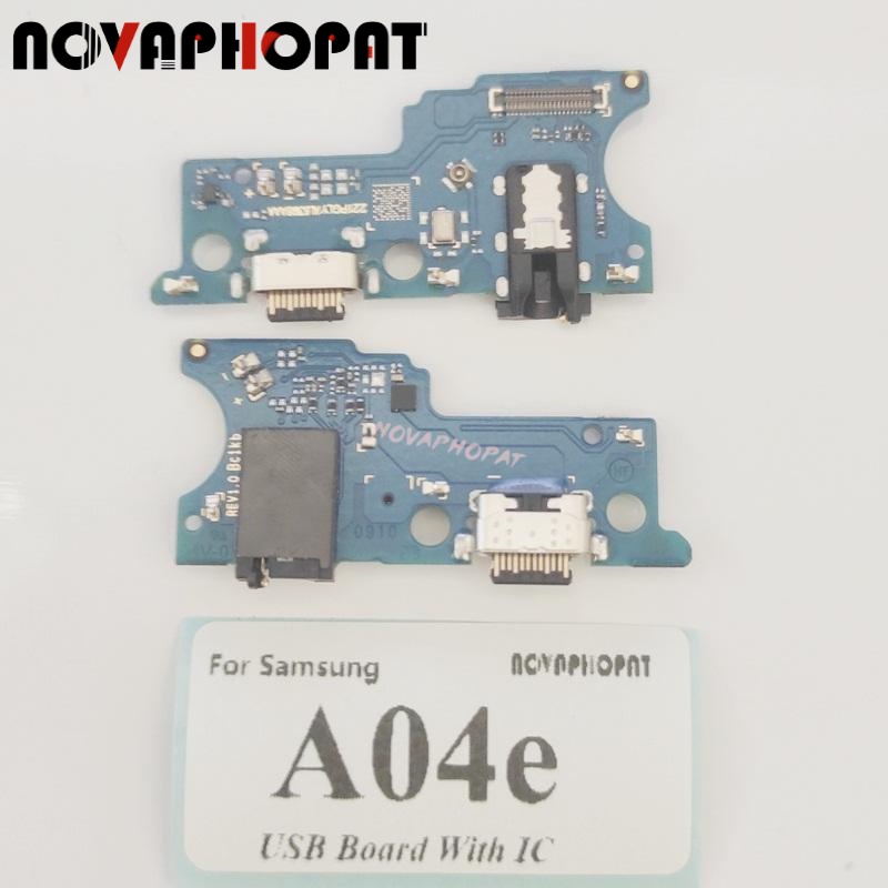For Samsung Galaxy A04 A045F / A04E A042F / A04S A047F USB Dock Charger Port Plug Headphone ...
