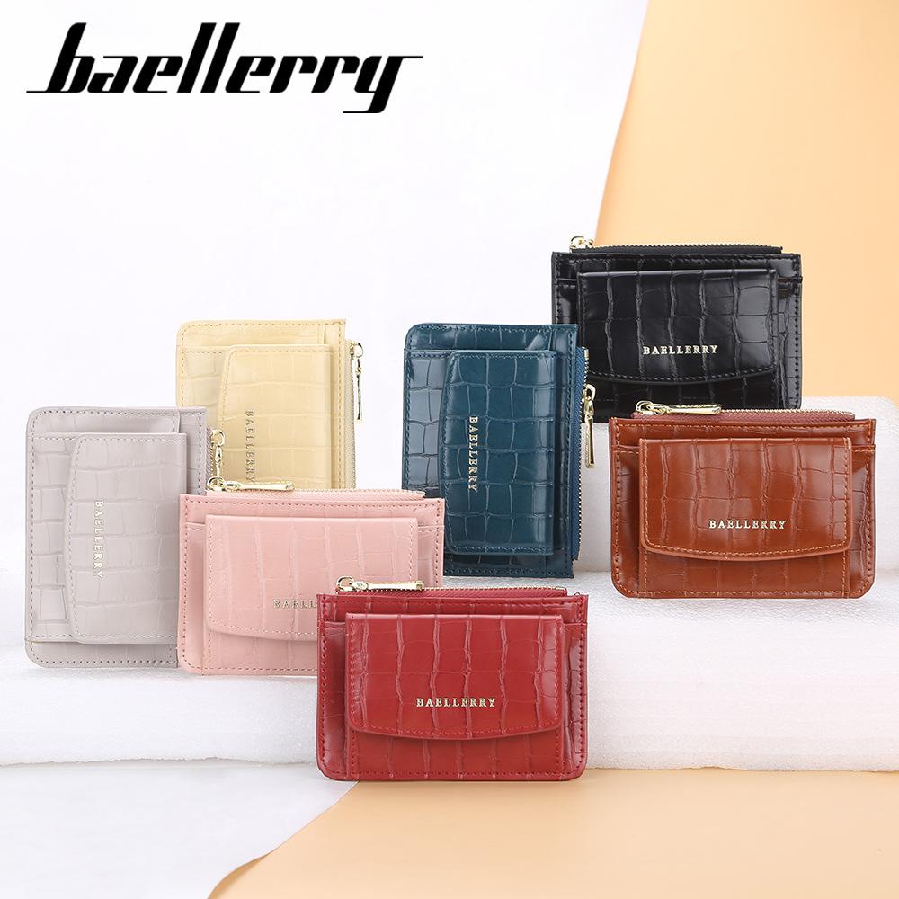 Baellerry wallets #NR083 Ladies Short Simple Crocodile Leather Wallet ...