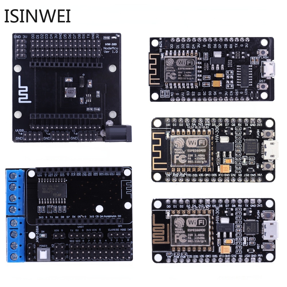 ESP8266 Wireless Module CH340 CP2102 CH9102X Lua WiFi Internet of Things Develop Board Based ...