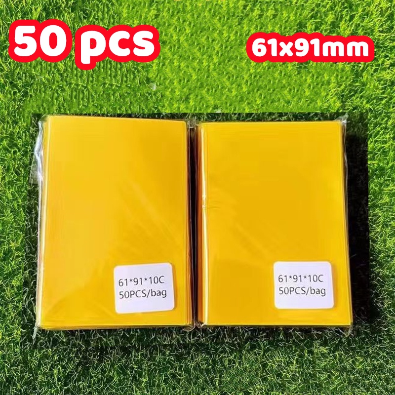 50pcs Candy Color Card Holder 61*91mm Idol Photocard Sleeves Protector ...