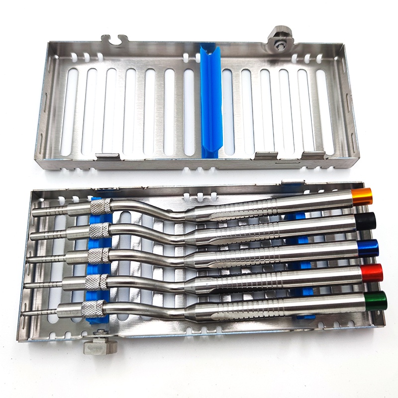 5 pcs Dental Implant Osteotome Instrument Mandibular Sinus Elevator ...