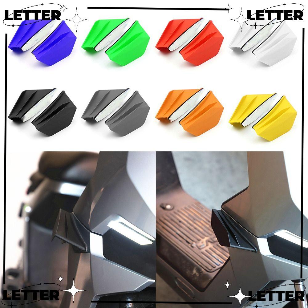 LET 2PCS Motorcycle Winglet Universal Car Spoiler Modification Supplies ...