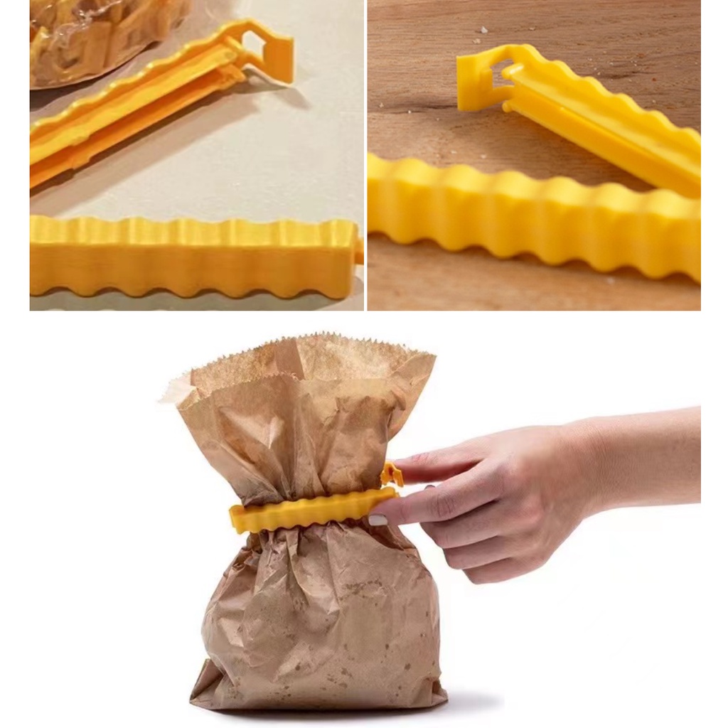 12 Pcs Food Seal Clip French Fries Shape Household Kitchen Moisture ...